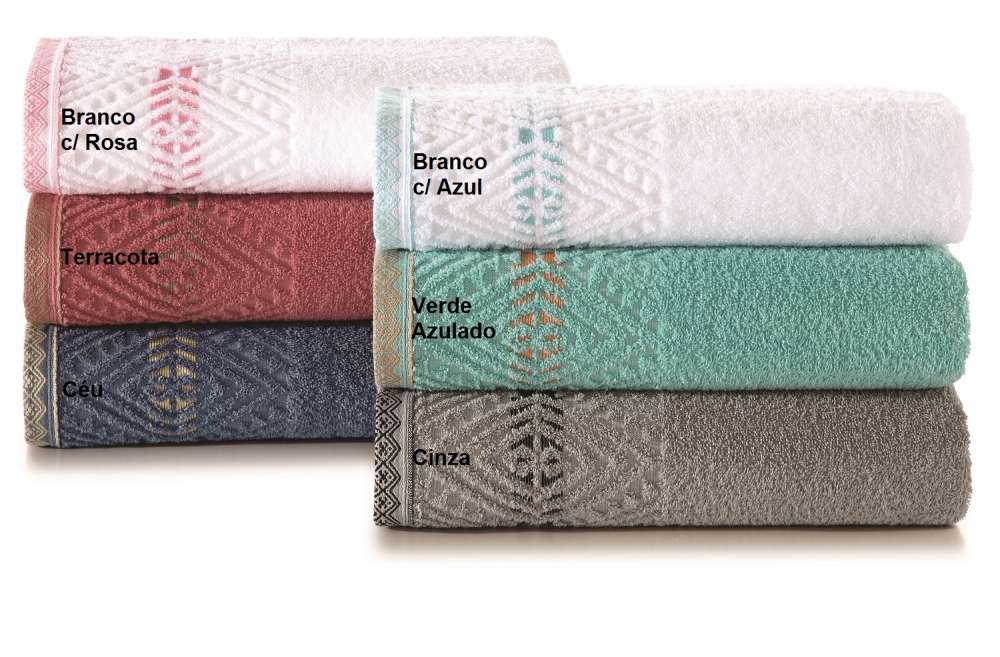 Toalha de Banho Artex com Toque Macio e Maior Absorção - Feira das Toalhas